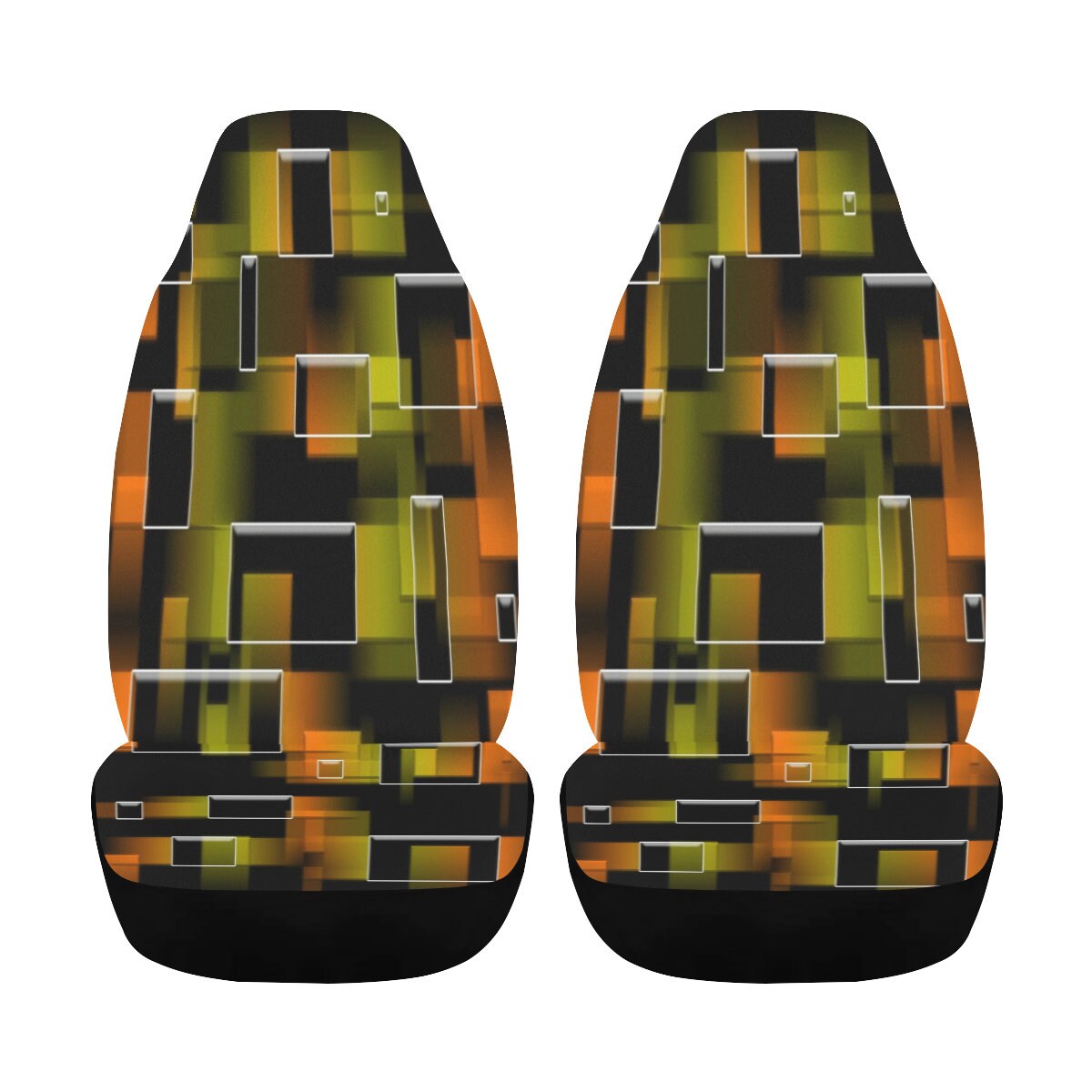 Car Seat Cover 3D Boxes Airbag Compatible