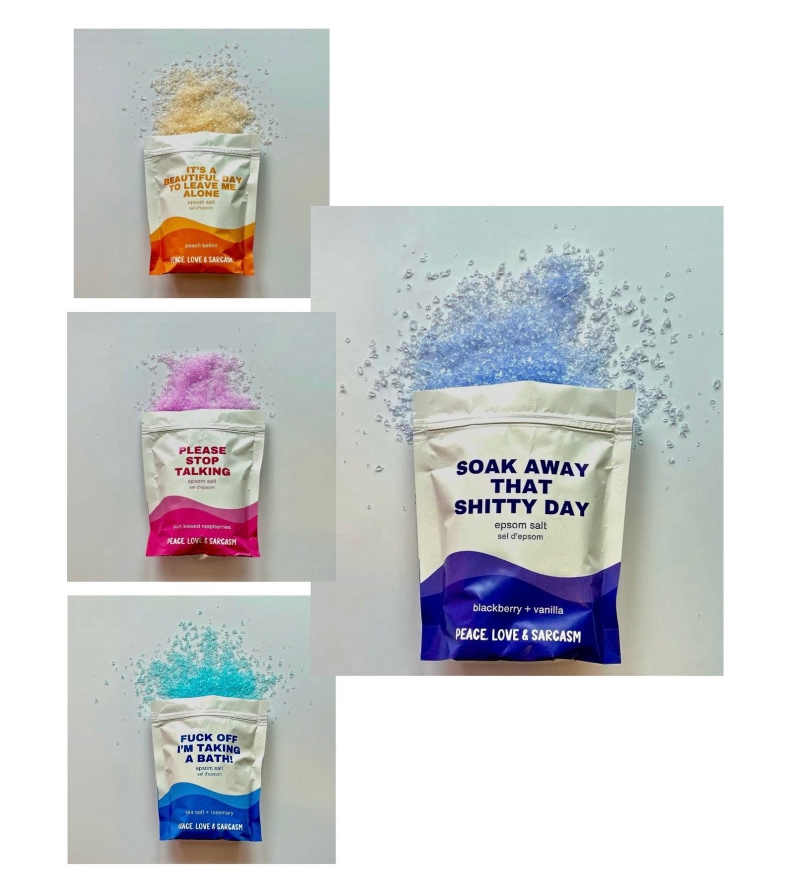 Sassy Epsom Salt Gift Set – Funny Self Care - Etsy