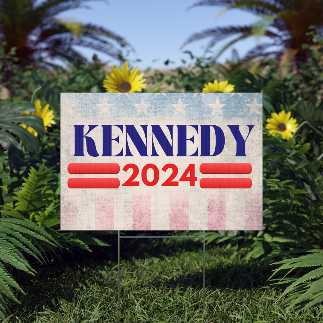 Kennedy for President RFK JR. Yard Sign Robert F. Kennedy Jr. - Etsy