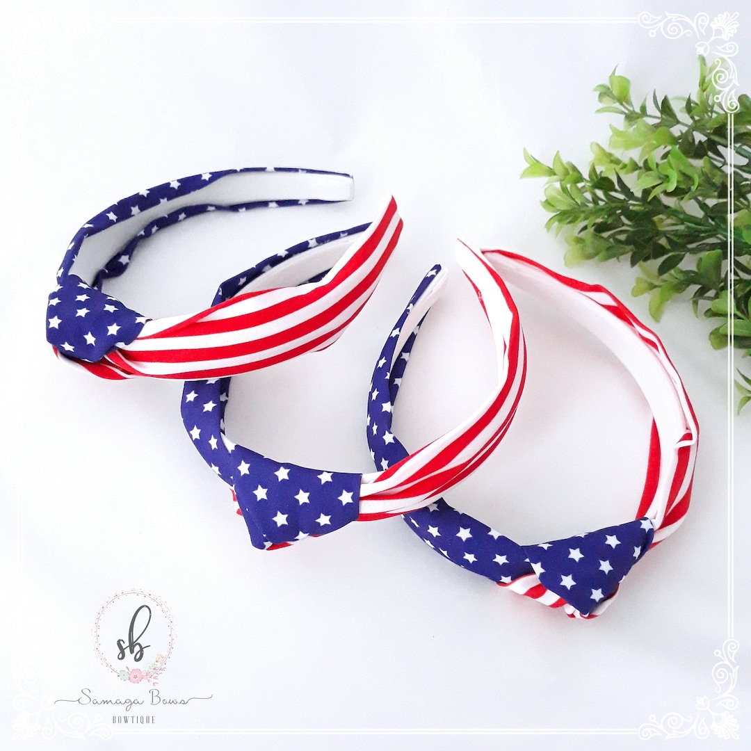 Fourth of July Headband, 4th of July Hair Accessory, USA Headband for ...