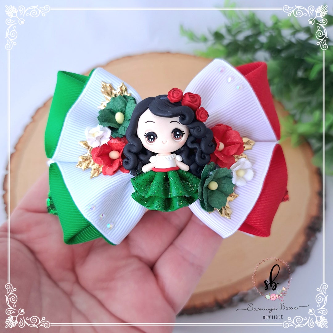 Mexican Hair Bow, Mexican Bow, Mexico Bow, Mexico Hair Bow, Mexican ...