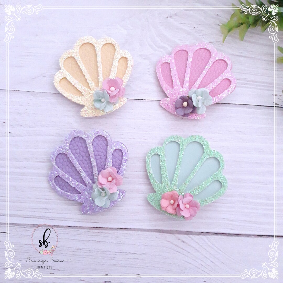 Seashell Hair Clips, Under the Sea Hair Accessory, Sea Theme Hairclips ...