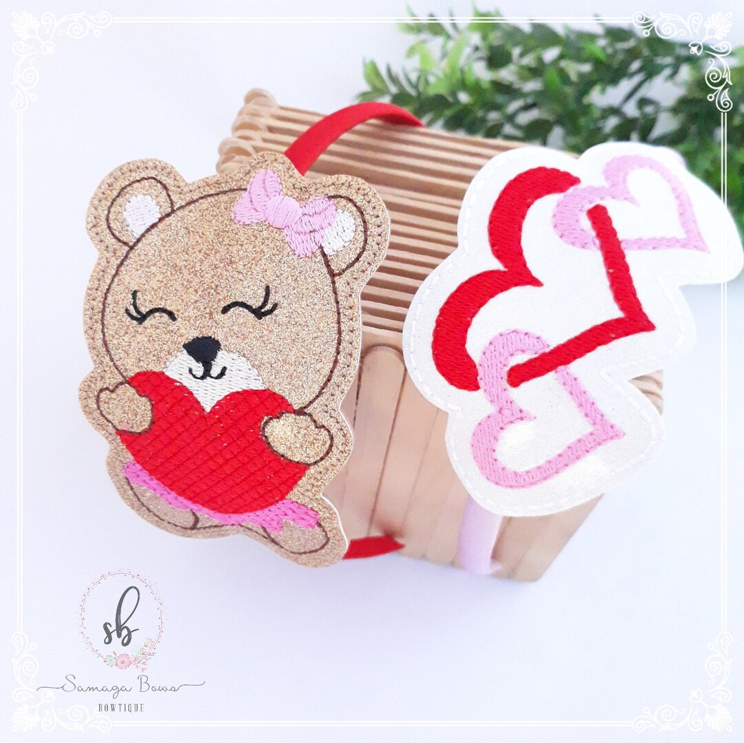 Valentine Headbands, Hearts Valentine Headband, Valentine Hair ...