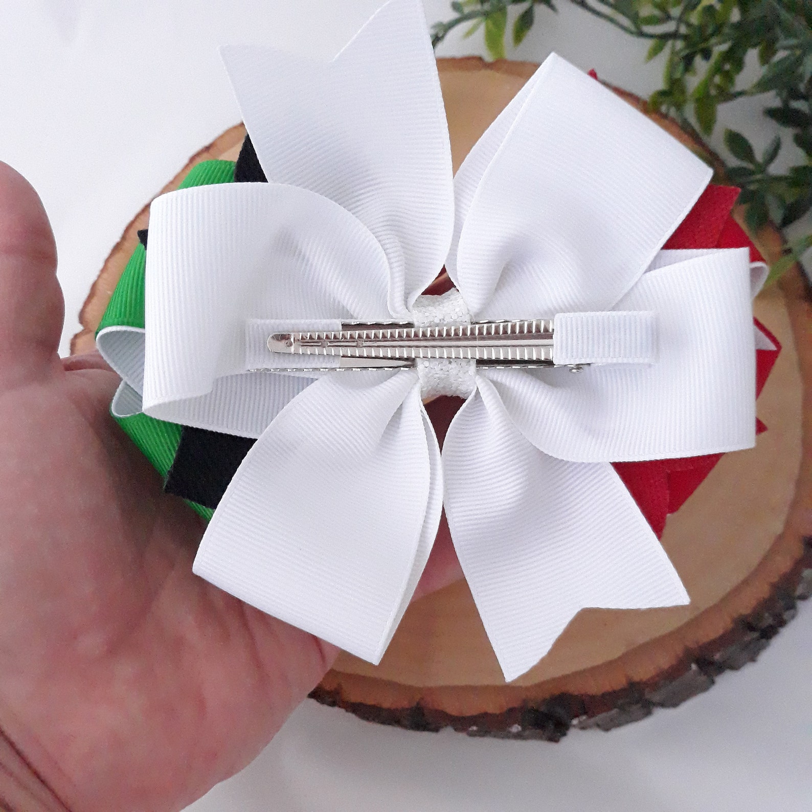 Mexican Hair Bow 5 De Mayo Hair Bow Mexican Bow With Clay - Etsy