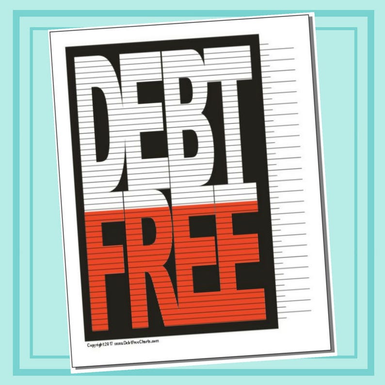 Basic Debt Free Bundle - Charts for Emergency Fund, Savings, and Debts ...