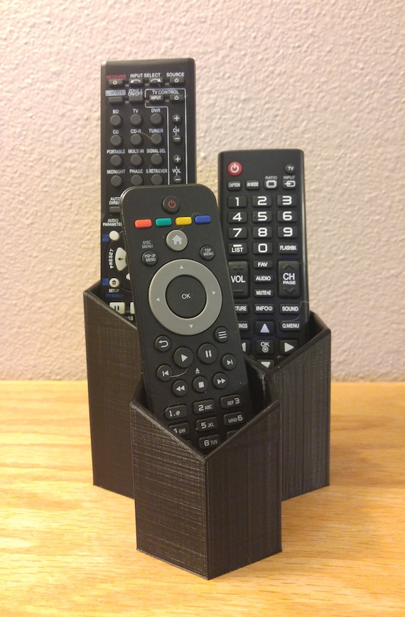 3D Printed Hexagon Remote Holder - Etsy