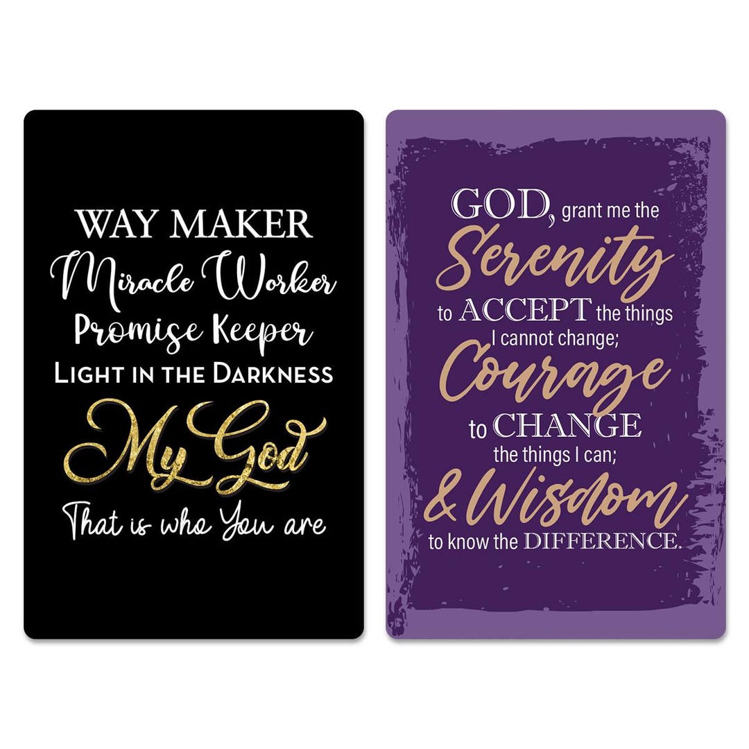 Waymaker/serenity Prayer Magnet Set - Etsy
