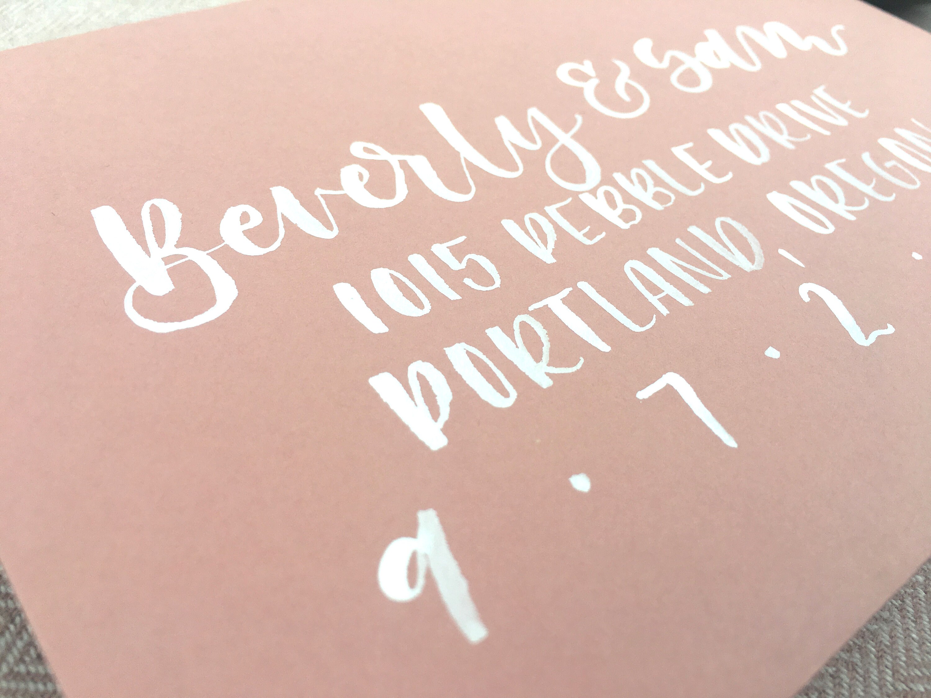 The Opal Envelope Calligraphy Envelope Addressing | Etsy