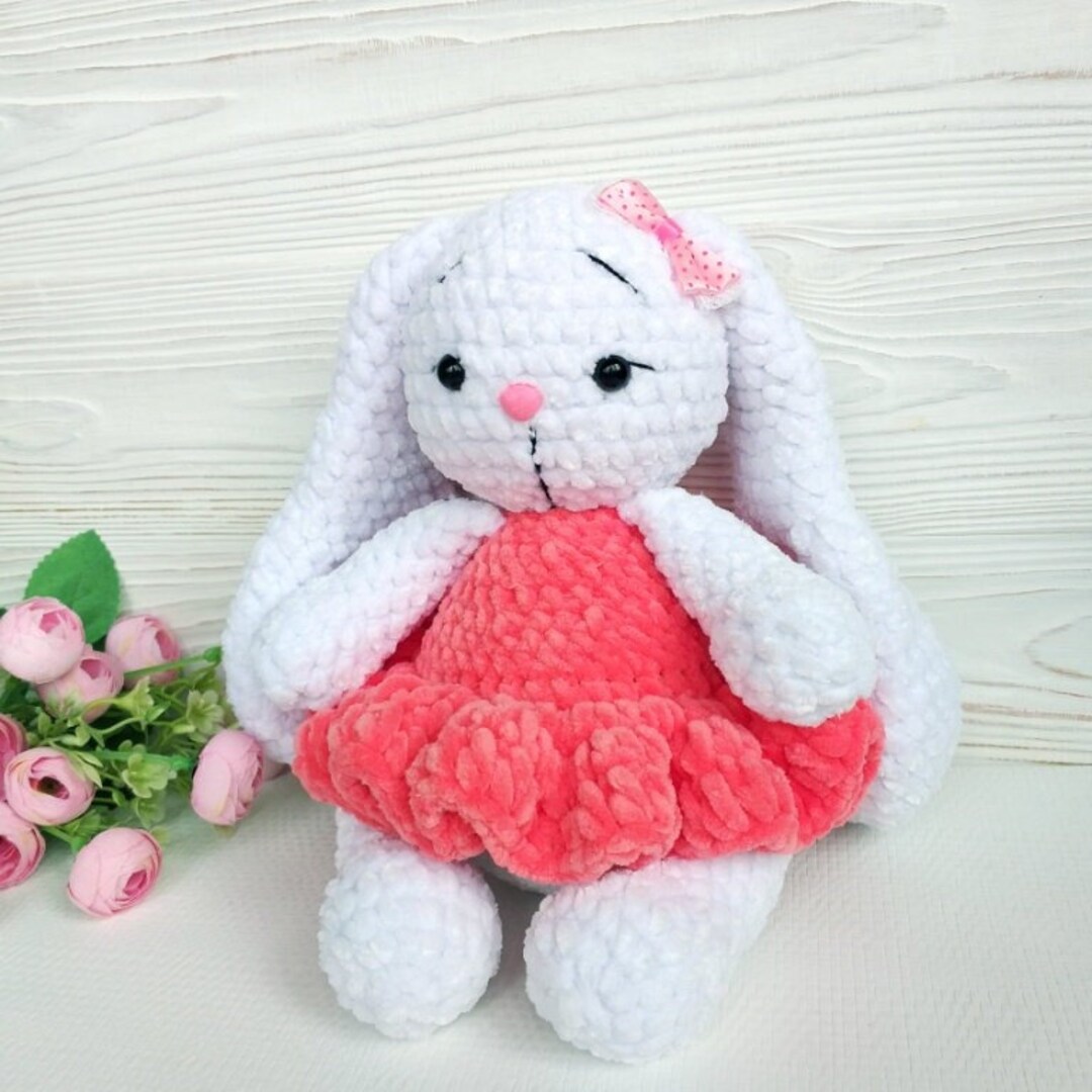 Crochet Bunny Toy. Amigurumi Bunny Toy. Amigurumi Animals. Gift for Her ...