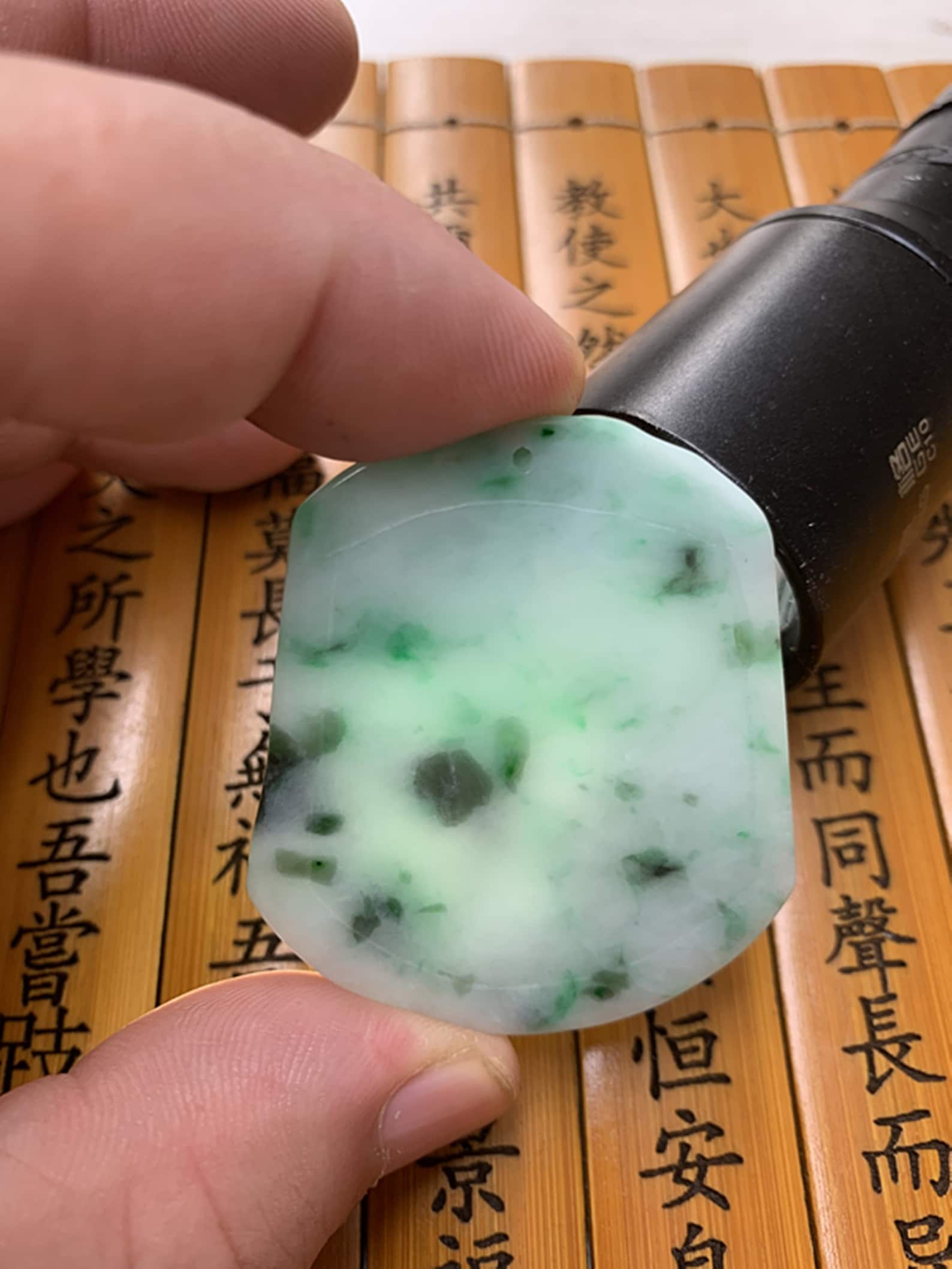 Rare Natural Dark Green Jade Stone Engrave Jade Mountain | Etsy