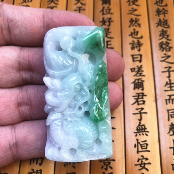 Jade Dragon With Certificate - Etsy