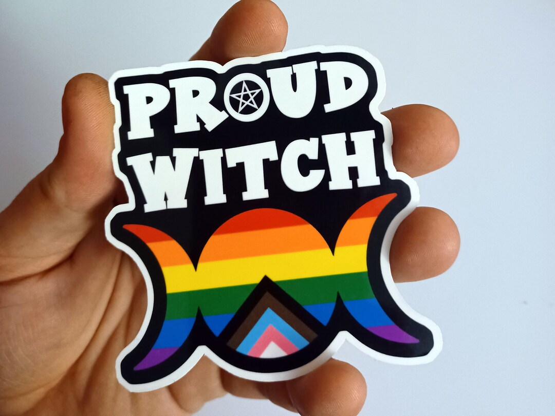 Proud Witch Vinyl Sticker - Etsy