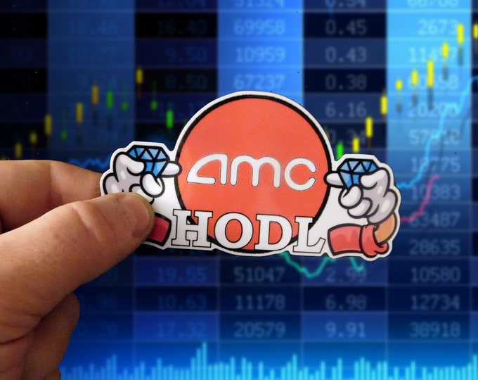 AMC Ape Sticker Amc Window Sticker, Decal, Hodl Apes Together Strong ...