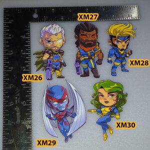 Chibi Heroes 3.5 Inch Vinyl Stickers (x-men Inspired Group) - Etsy