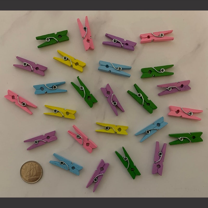 Colored Clothespins - Etsy