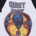 Quiet Riot Tour T-shirt, Vintage Rare Black White Raglan Sleeve ...