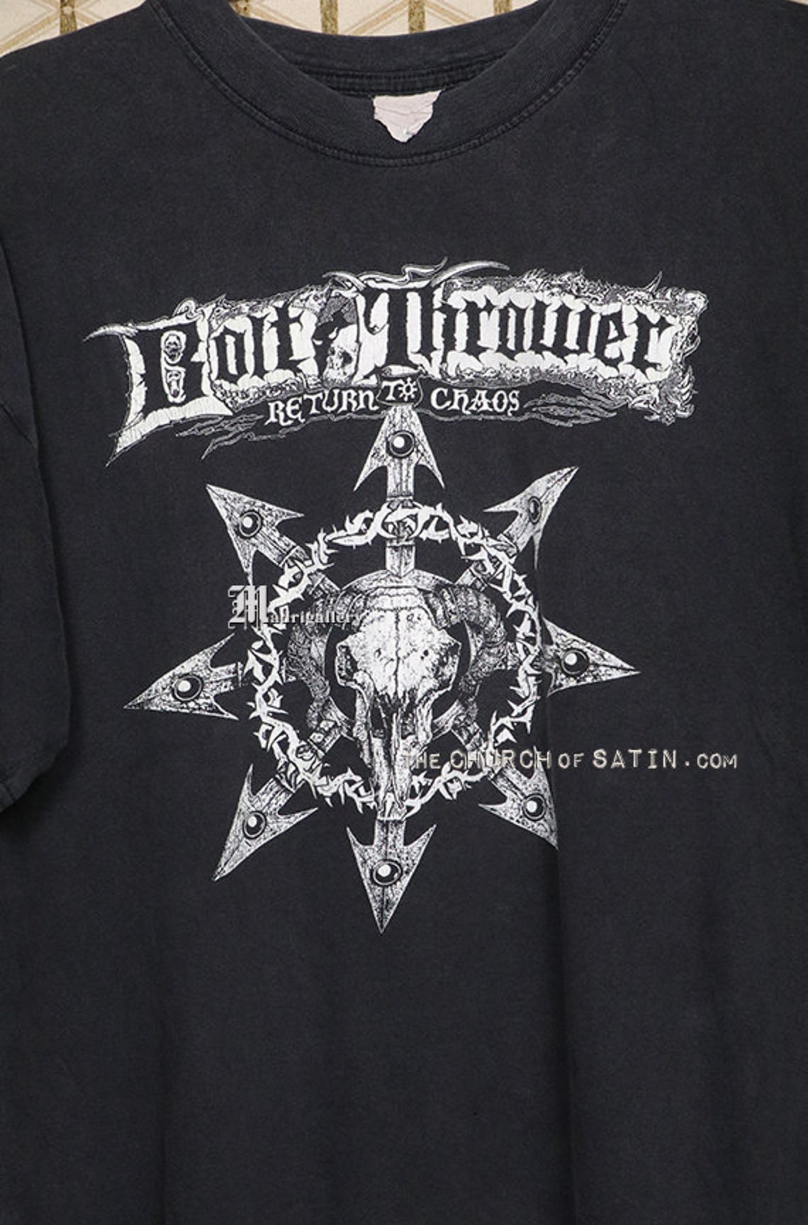 Bolt Thrower Tour Shirt, 1999 T-shirt, Benediction Asphyx Morbid Angel ...
