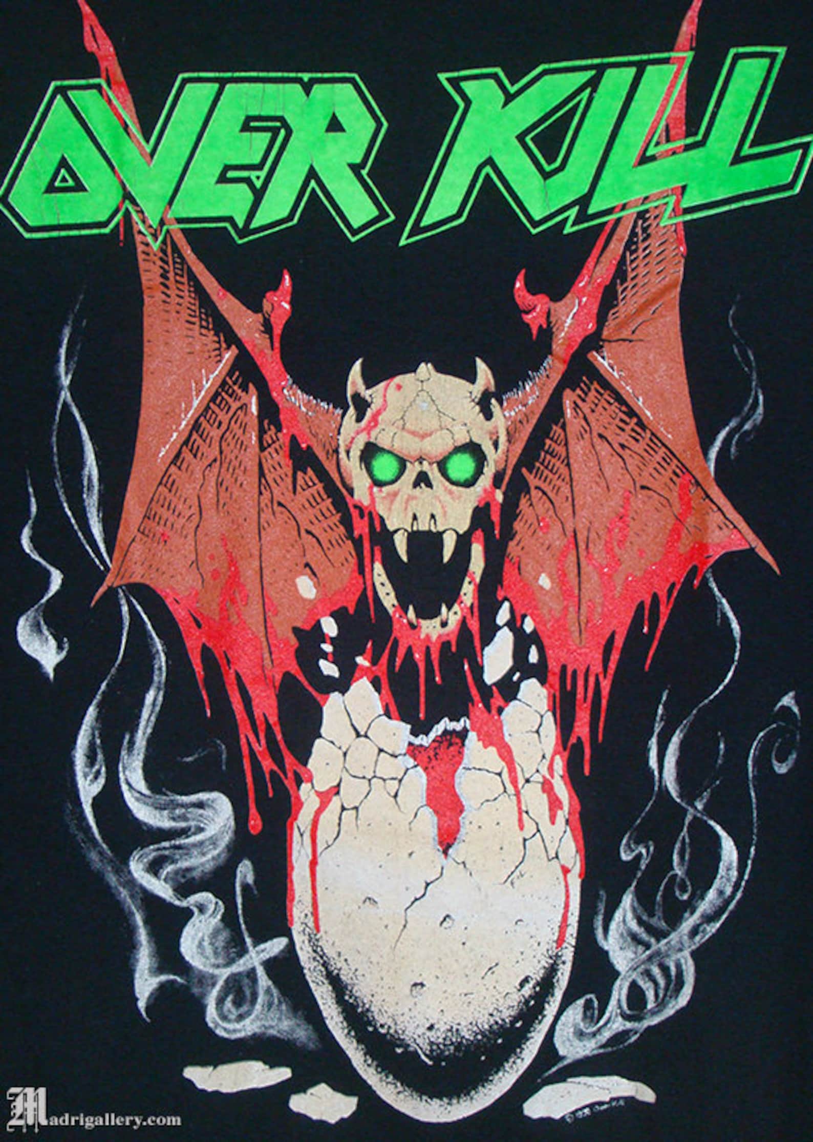 Overkill / Over Kill 1990 Birth of Tension world tour shirt | Etsy