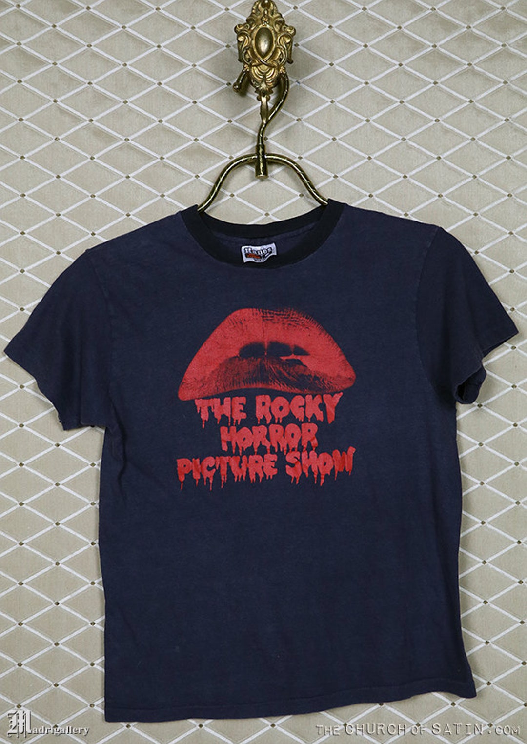 Rocky Horror T-shirt, Vintage Rare Faded Black Tee Shirt, Rocky Horror ...