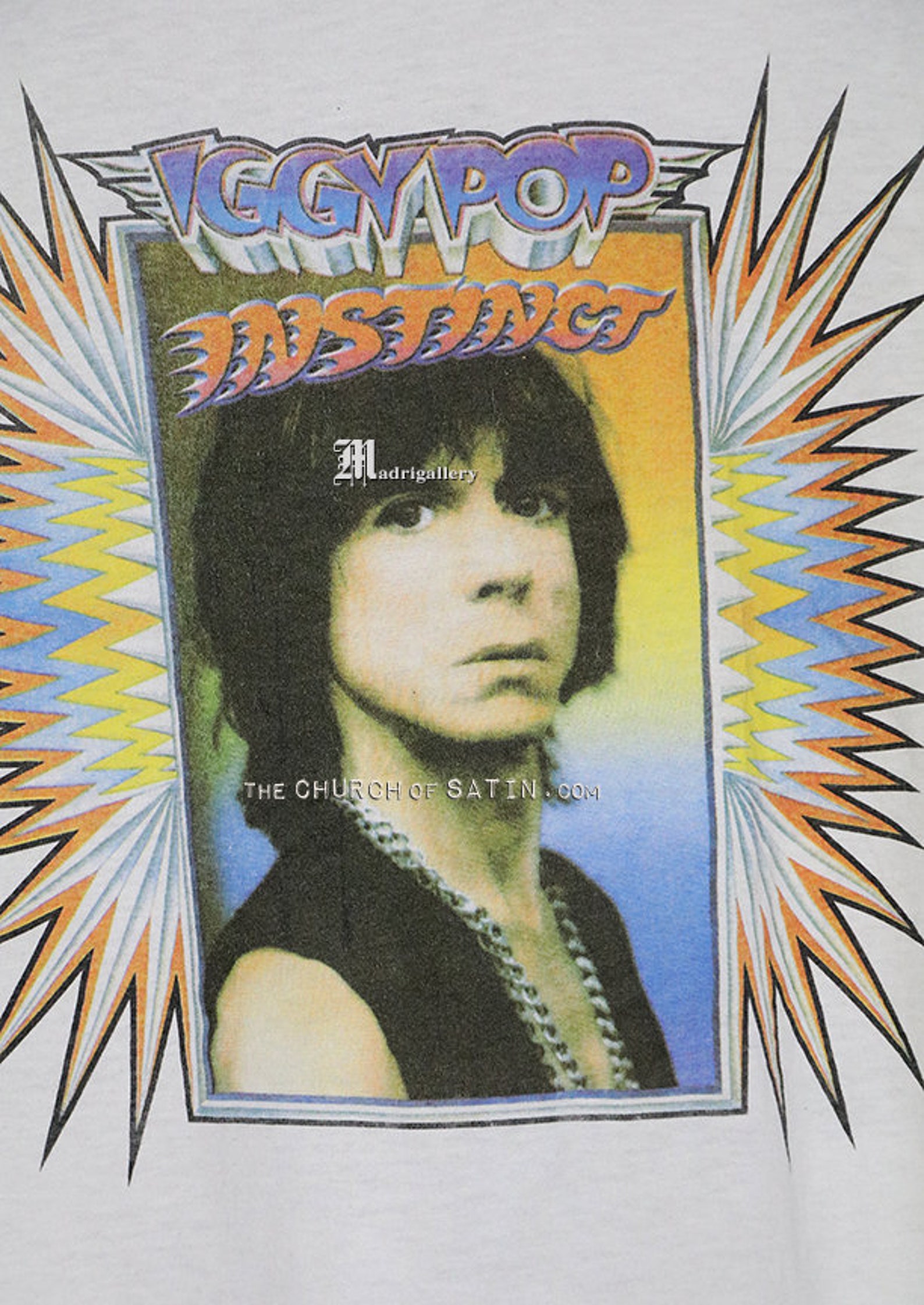 Iggy Pop Shirt Vintage Rare, Stooges, David Bowie New York Dolls Lou ...