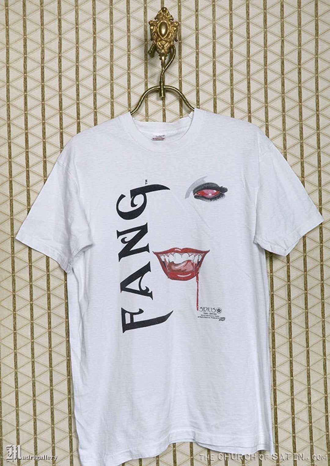 FANG T-shirt, Vintage Rare Tee Shirt, Vampire Dracula, Goth Punk Gothic ...