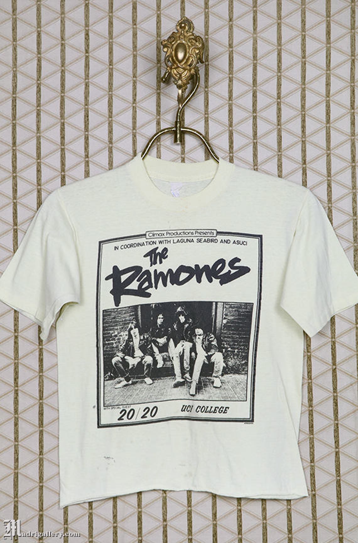 The Ramones concert tour t shirt vintage rare tee hardcore | Etsy