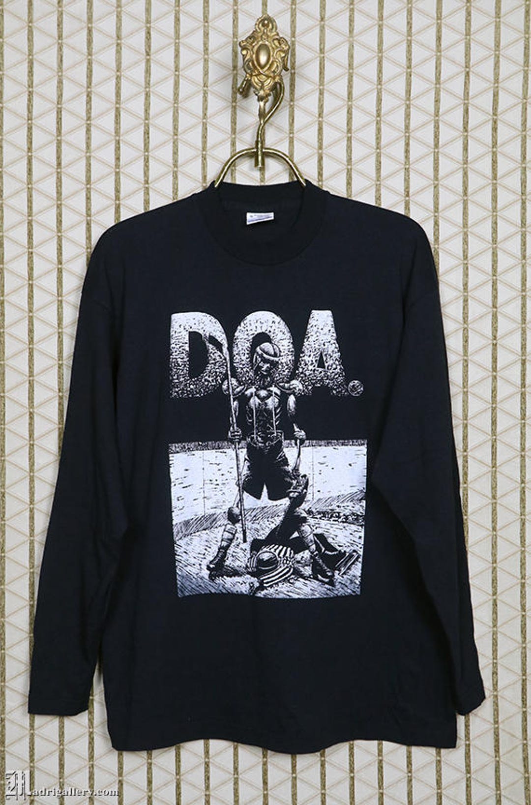 D.O.A. Vintage Rare T-shirt, D.O.A. Black Tee, Punk Rock, Black Flag ...
