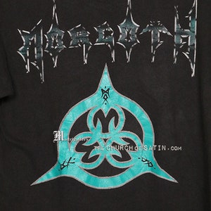 Morgoth T-shirt, Black Tee Shirt, Vintage Rare Death Metal, Slayer ...