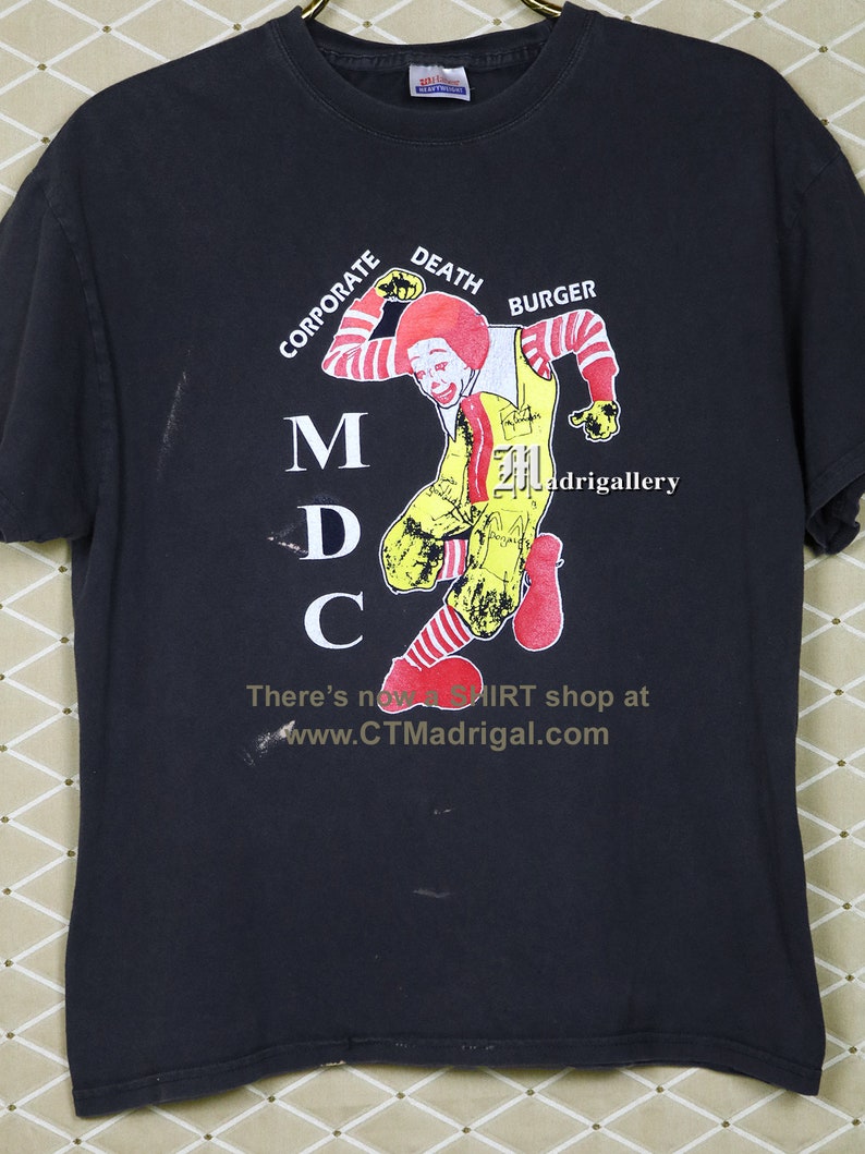 MDC Shirt vintage seltenes T-Shirt Punk Rock Fugazi Dead - Etsy Österreich
