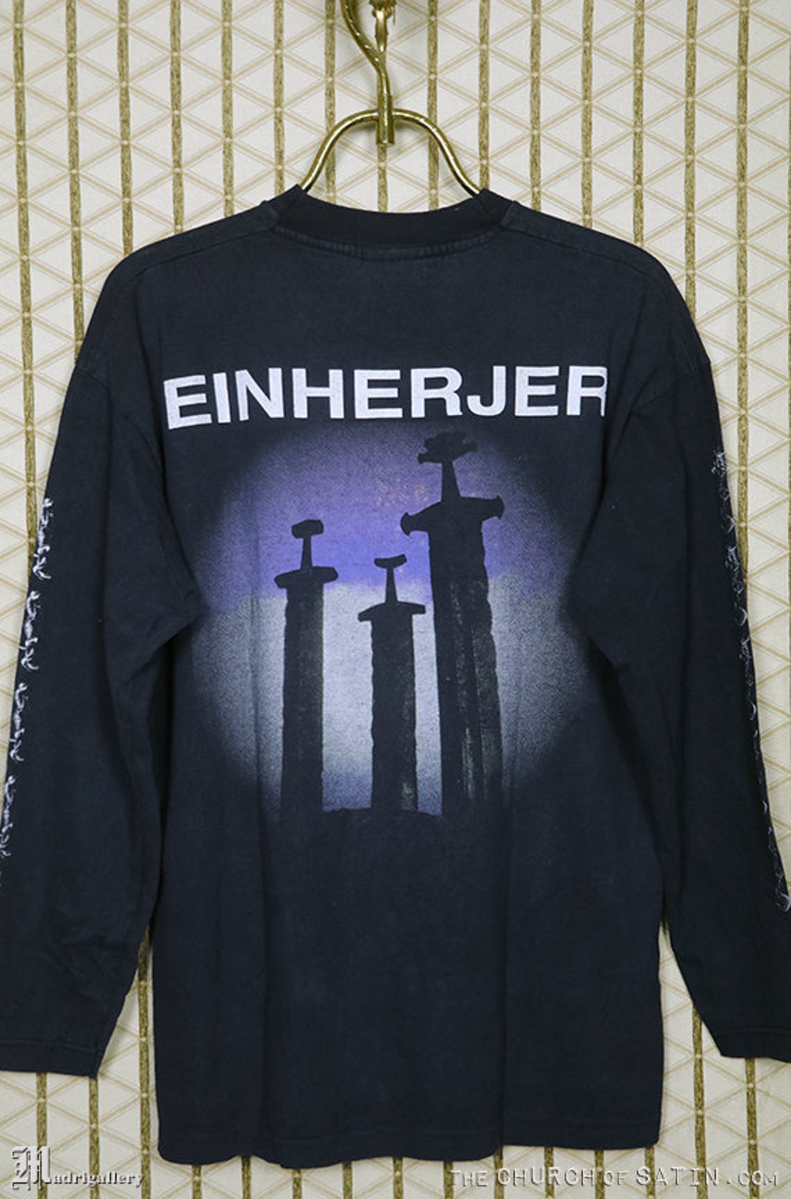 Einherjer T-shirt Vintage Rare Long Sleeve Tee Bathory - Etsy