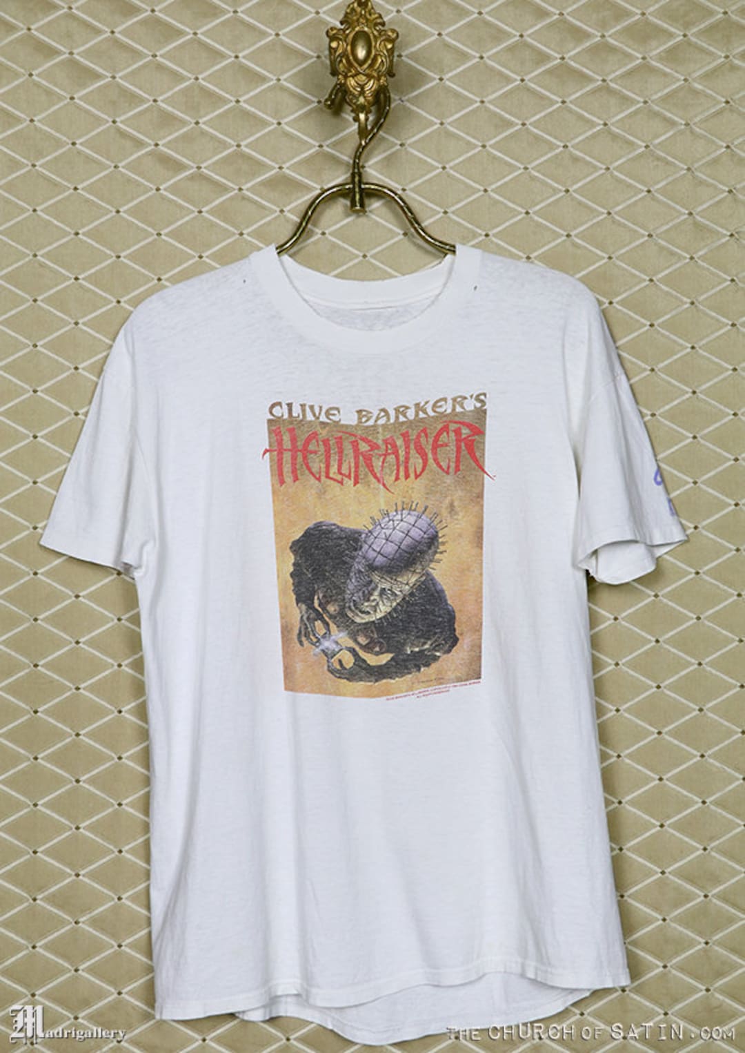 Hellraiser Shirt, 1990 Vintage Rare Horror Movie T-shirt, White Tee ...