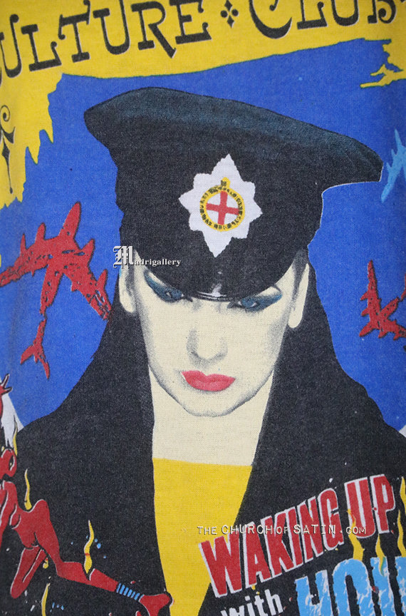Culture Club vintage rare T-shirt Boy George ringer black | Etsy