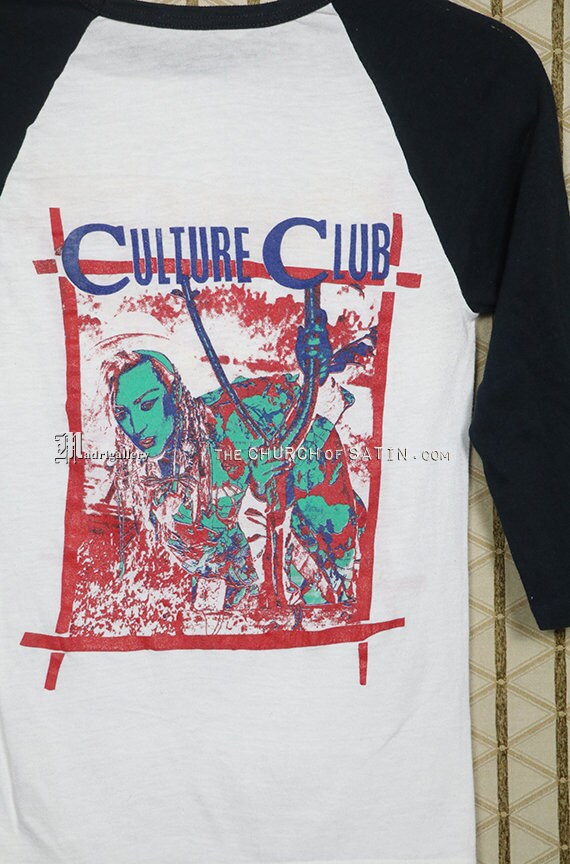 Culture Club vintage rare T-shirt, Boy George ringer … - Gem