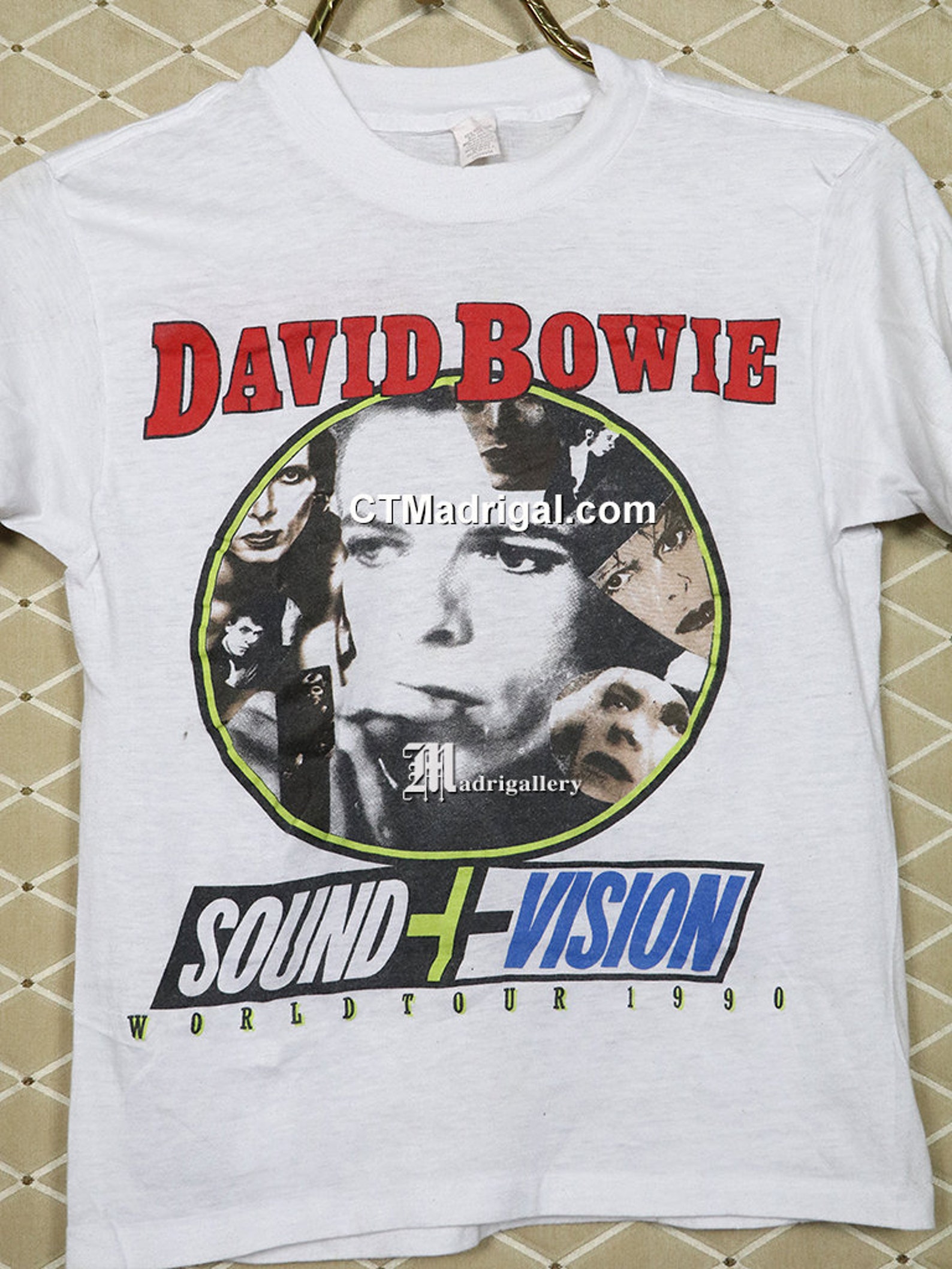 David Bowie T-shirt Original Tour Shirt White Soft Thin - Etsy