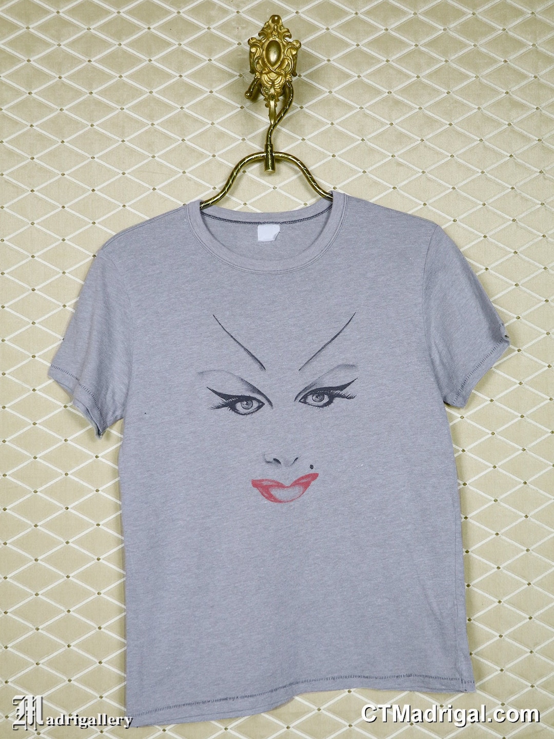 Divine T-shirt Vintage Rare Shirt John Waters Gray Punk Horror Drag ...