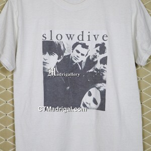 Slowdive Shirt, Vintage Rare T-shirt Tee Shirt, Shoegaze Cocteau Twins ...