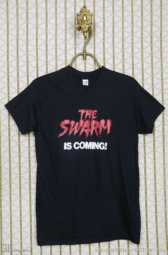 Original 1978 the Swarm Horror Movie T-shirt Vintage Rare | Etsy