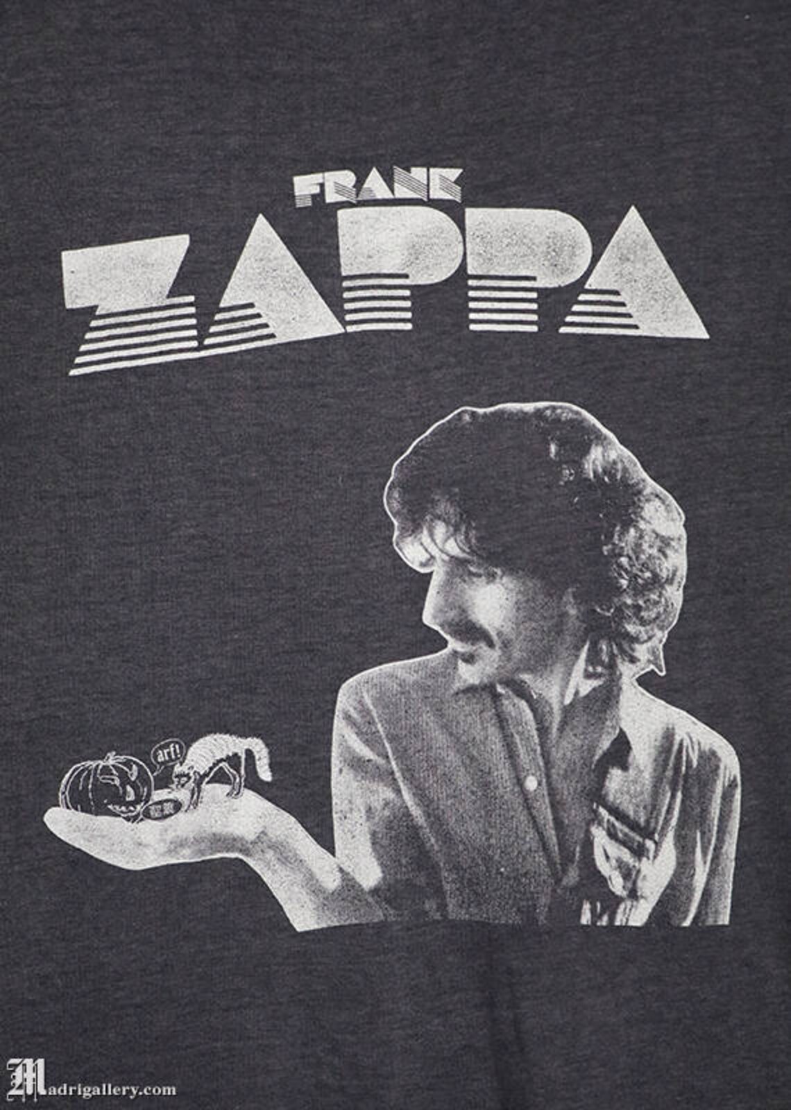 Frank Zappa T-shirt, Vintage Rare, Soft Thin Faded Black Tee Shirt ...
