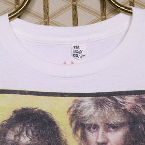 Def Leppard T-shirt, Vintage Rare White Tour Shirt, Heavy Metal Tee ...