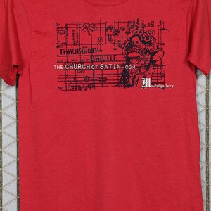 Throbbing Gristle T-shirt, Vintage Rare Tee Shirt, Red Screen Stars ...