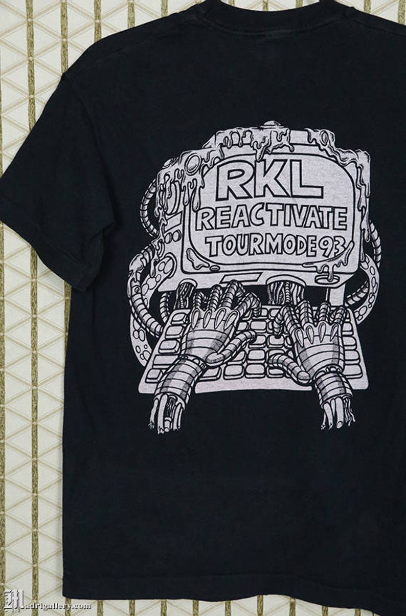 RKL shirt vintage rare concert tour T-shirt black tee | Etsy