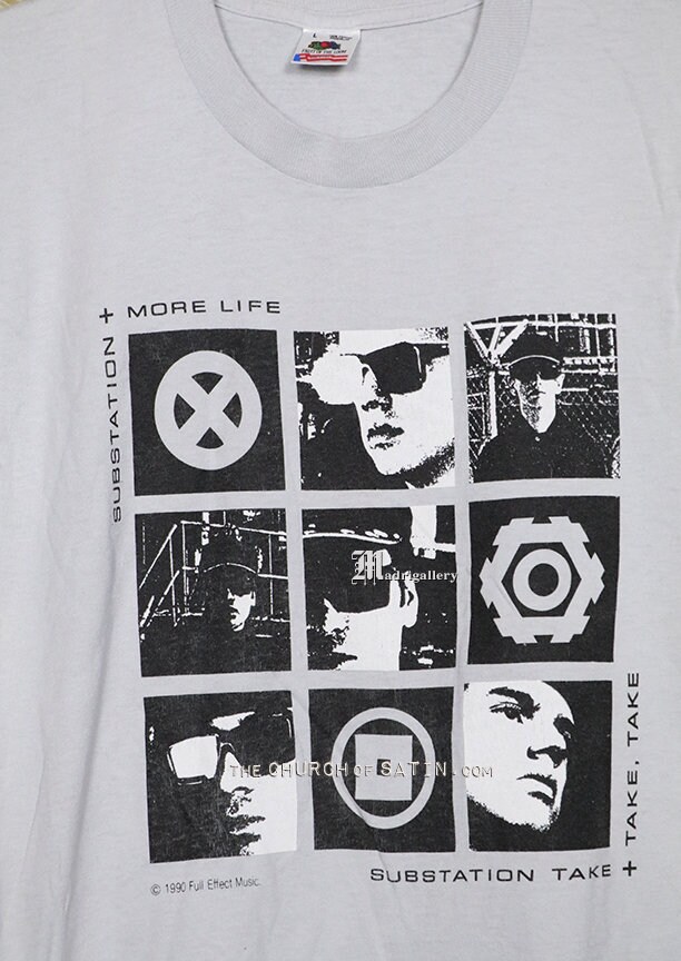 Substation T-shirt, Vintage Rare Tee Shirt, KMFDM Utah Saints ...