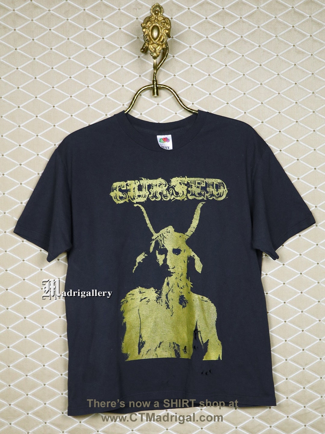 Cursed Shirt, Vintage Rare Crust Punk Sludge Metal T-shirt Integrity ...