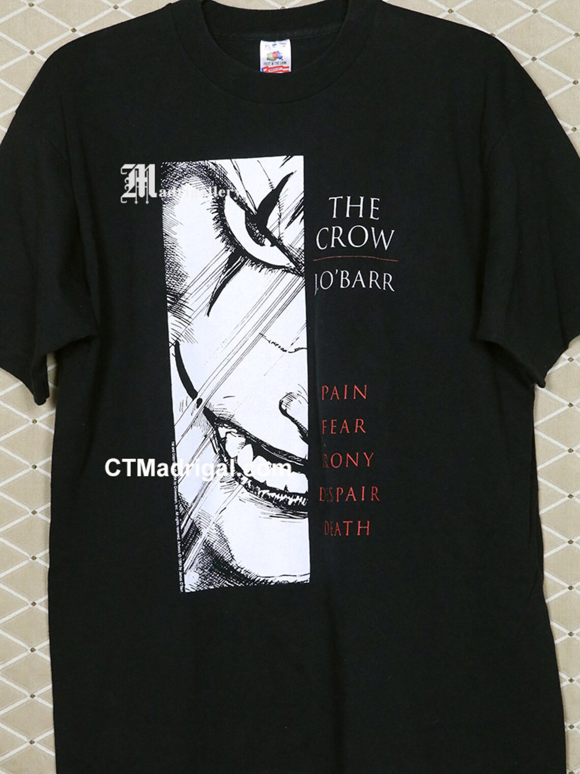The Crow Horror Movie T-shirt Vintage Rare Comic Tee Shirt - Etsy