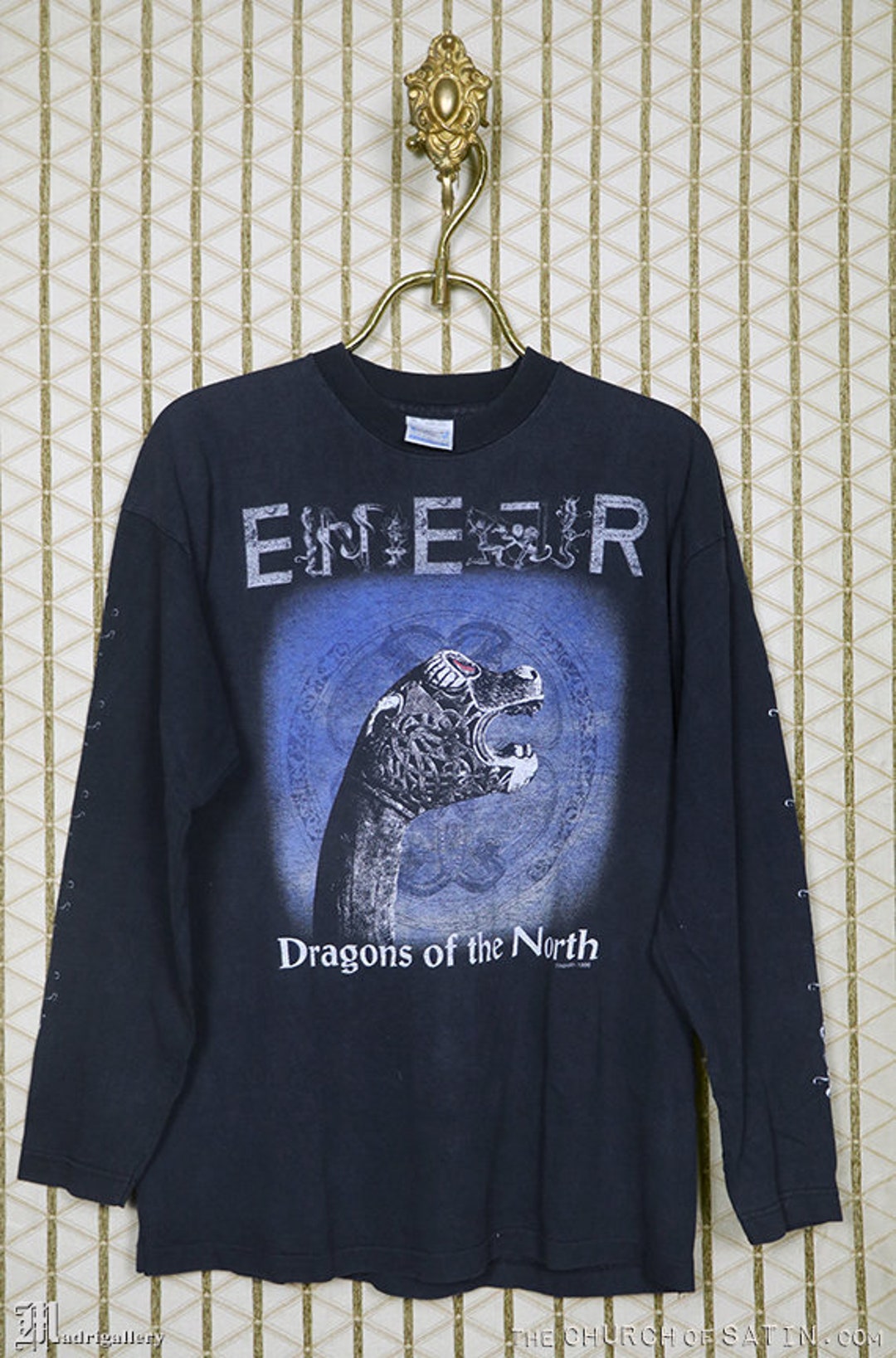 Einherjer T-shirt, Vintage Rare Long Sleeve Tee, Bathory Emperor ...