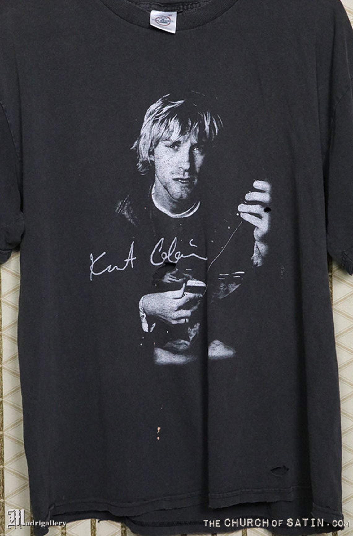 Kurt Cobain T-shirt, Vintage Tee Shirt, Mudhoney Alice in Chains ...