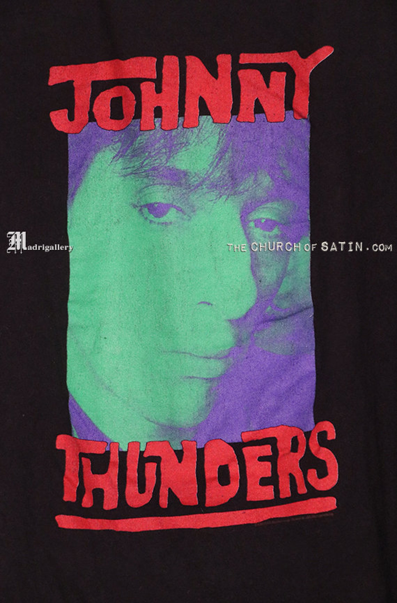 Johnny Thunders t shirt black t-shirt New York Dolls LAMF - Etsy Polska