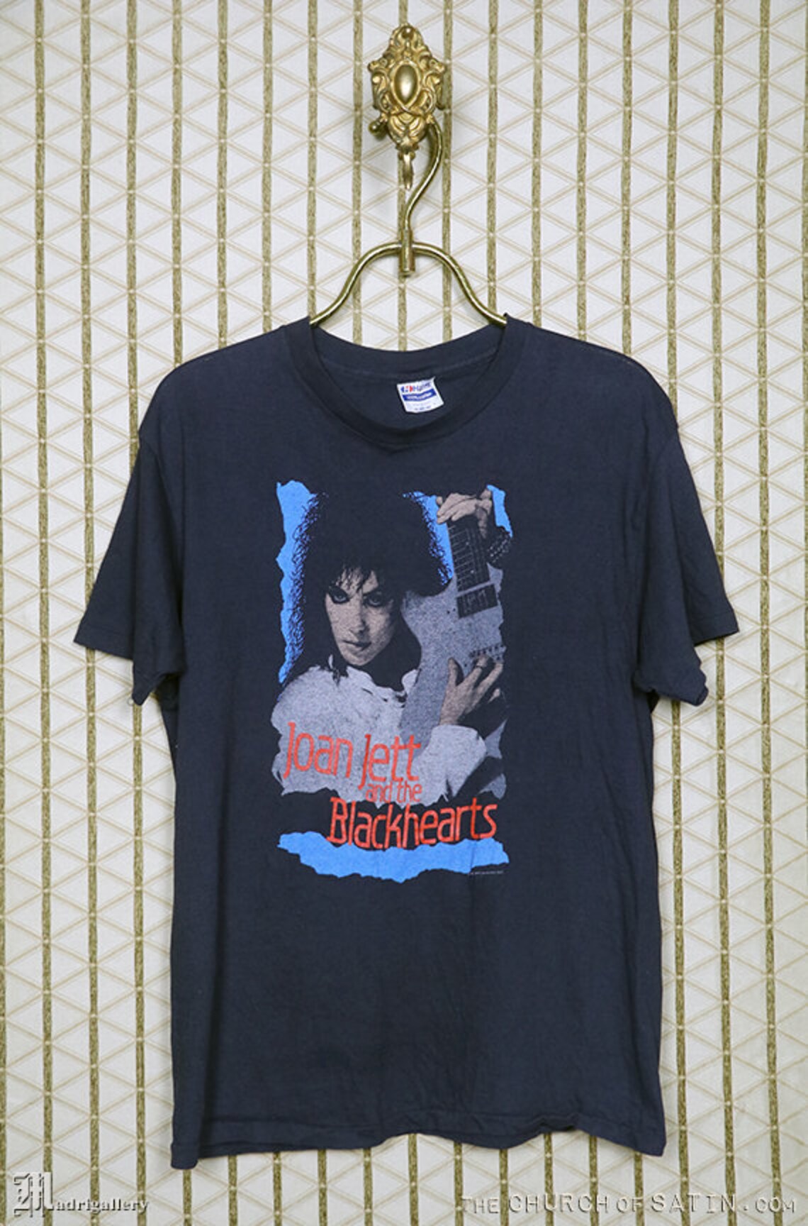 Joan Jett T-shirt Vintage Rare Tee 1980s 80s 80's 1986 - Etsy