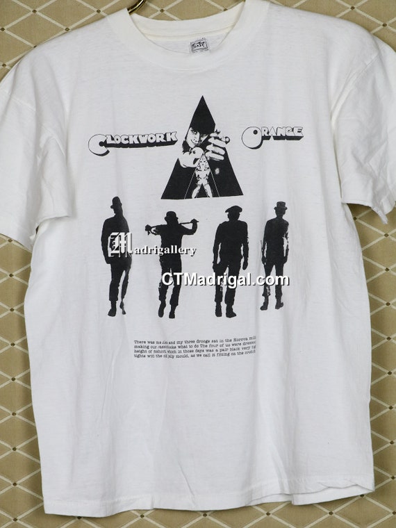 A Clockwork Orange shirt, vintage rare T-shirt cult h… - Gem