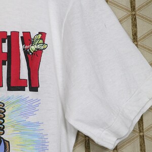 The Fly Horror Movie T-shirt, 1986 Vintage Rare White Shirt, Black Soft ...